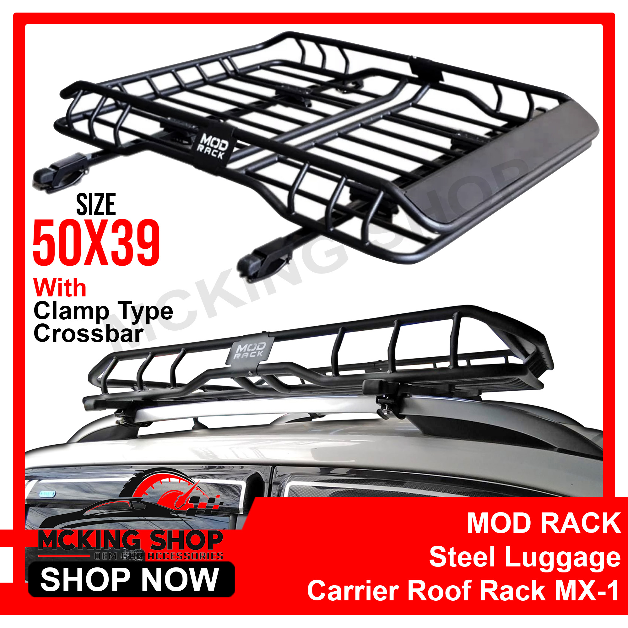 MODRACK / MOD Rack MX-1 Roof Basket Luggage Steel TOPLOAD / TOP LOAD ...