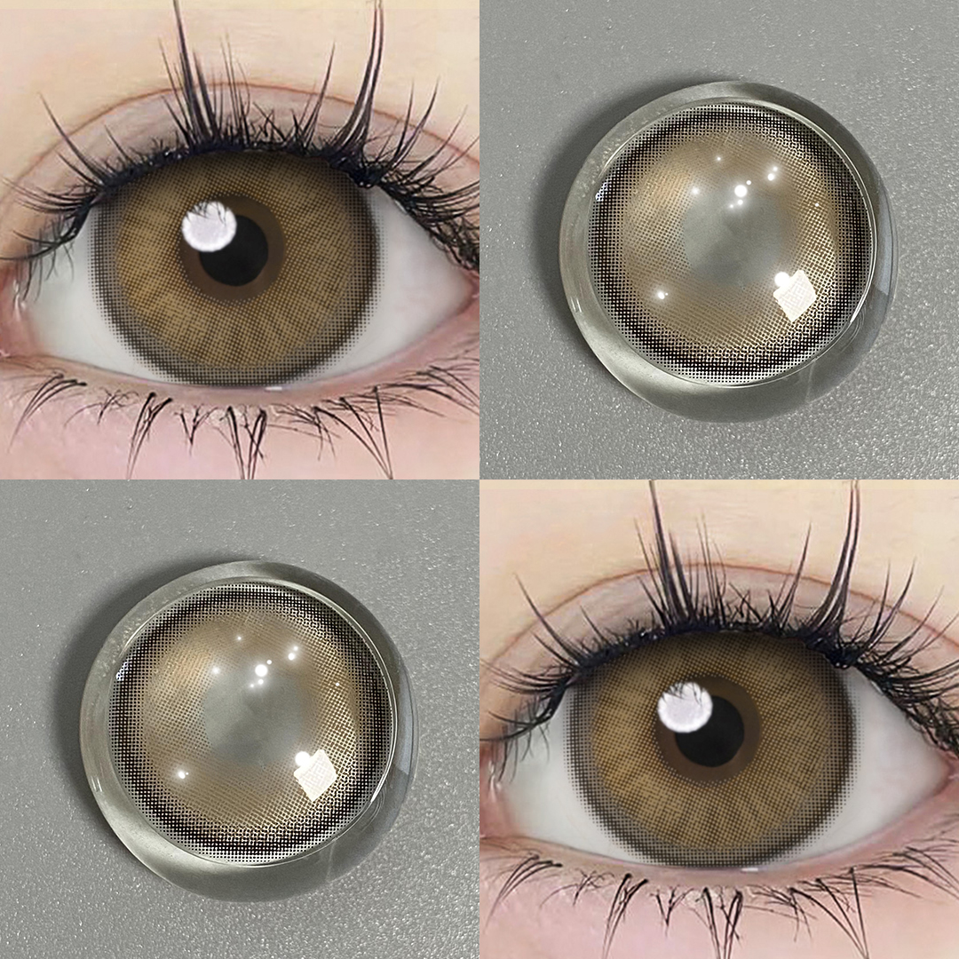 [COD & 3-5 day Deliver] Color Contact Lenses Gleam Folga Gray Lens 14 ...