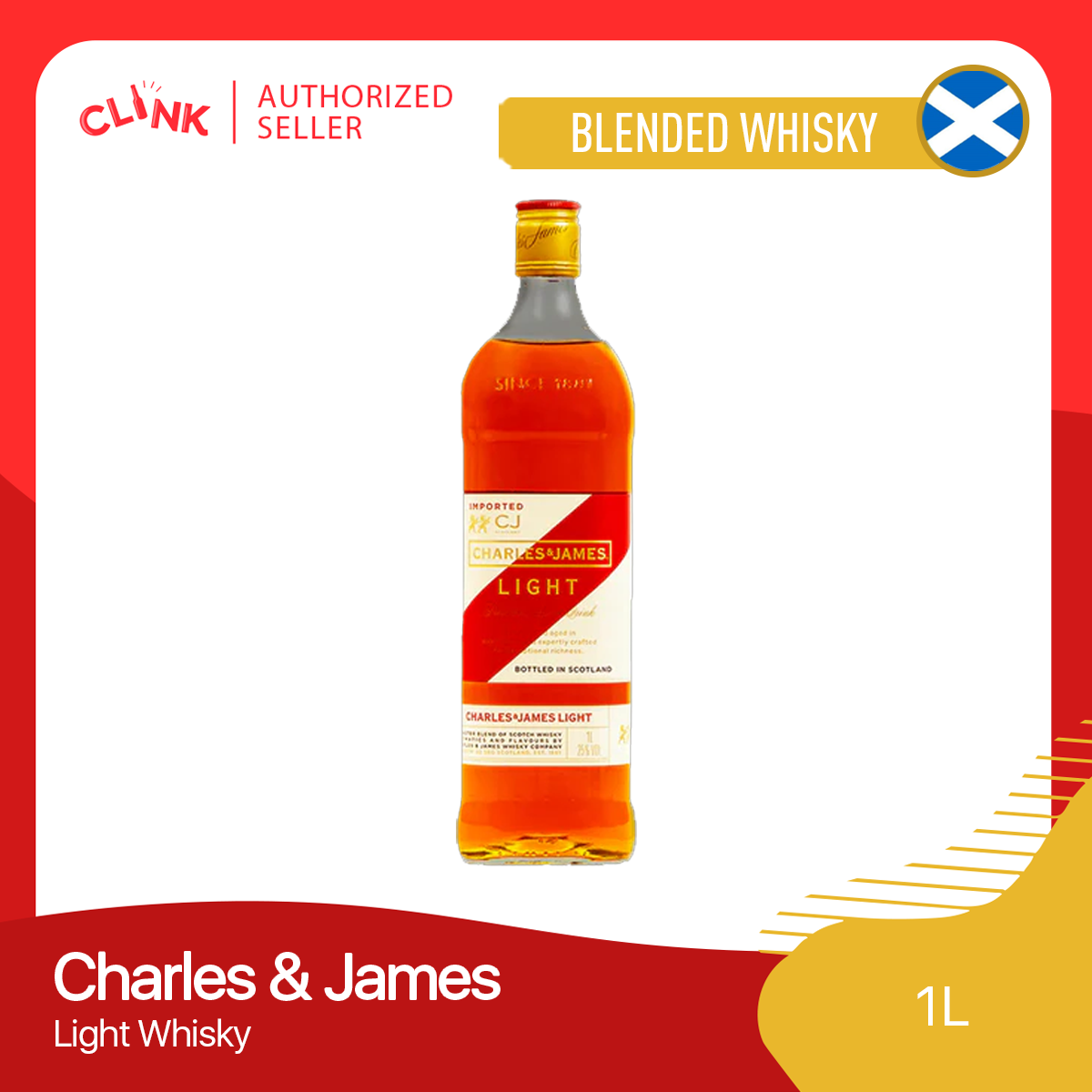 Charles & James Light Whisky 1L | Lazada PH