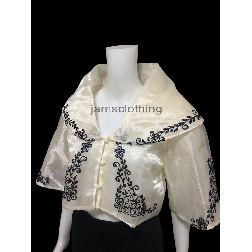GHY-High Quality Filipiniana Maria Clara Embroidery Top / Bolero by ...