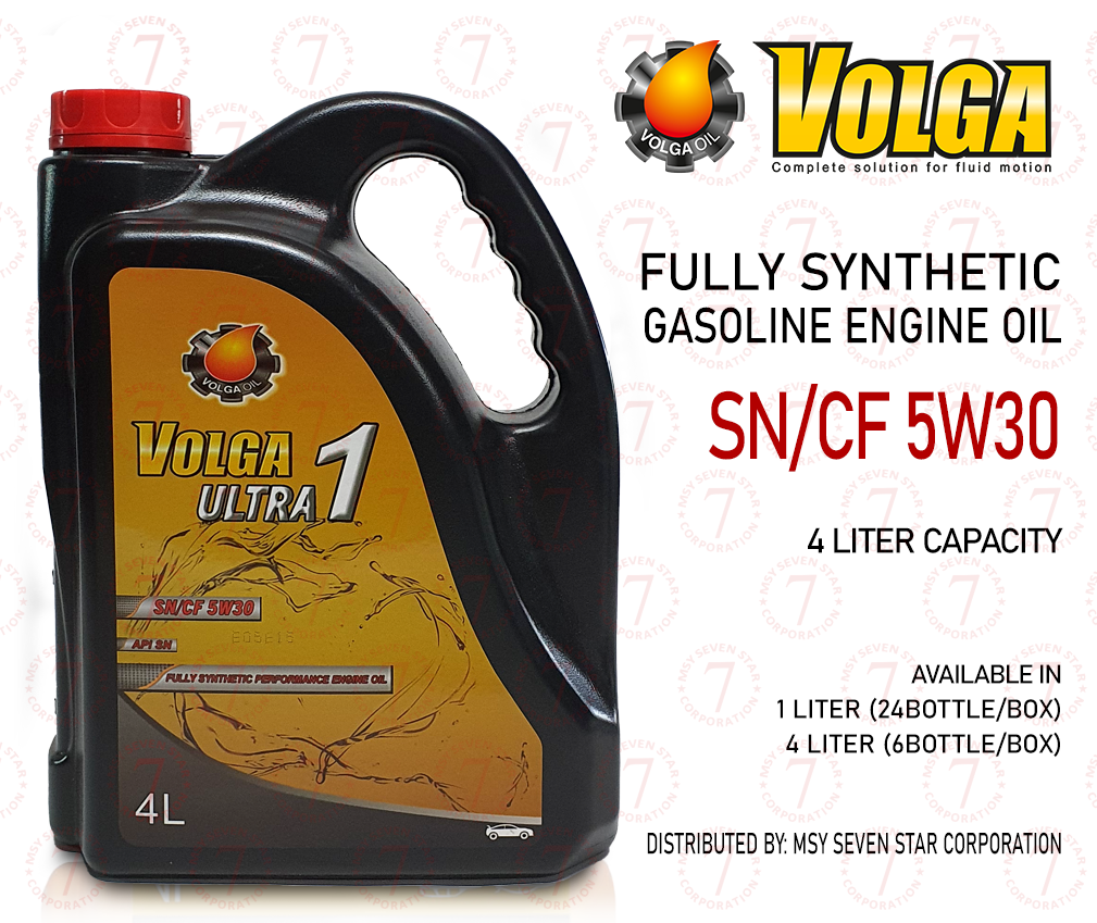 VOLGA SN/CF 5W30 4L Heavy Duty Fully Synthetic Engine Oil | Lazada PH
