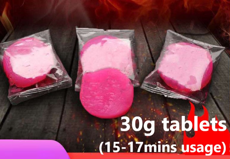 Solid Fuel Alcohol Tablet Outdoor Camping Cooking Fire Starter Stone ...