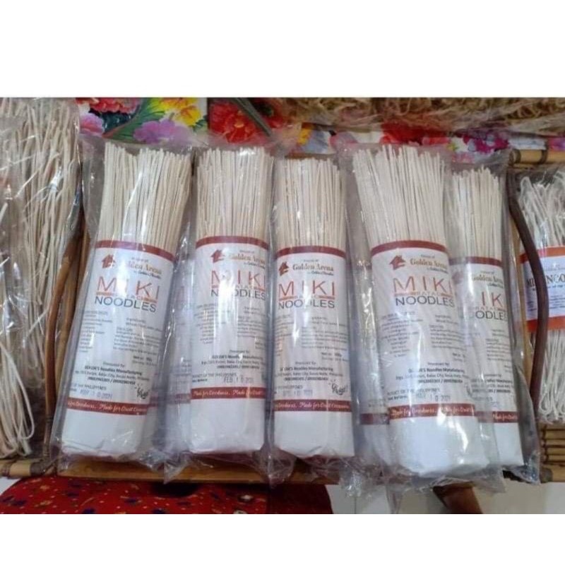 Spot goods Ilocos Dried Miki Noodles/Pasta 500g | Lazada PH