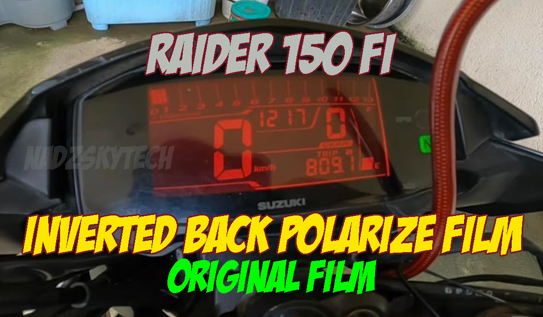 1 pc Suzuki Raider 150 fi Original Inverted Back Polarize Film For ...