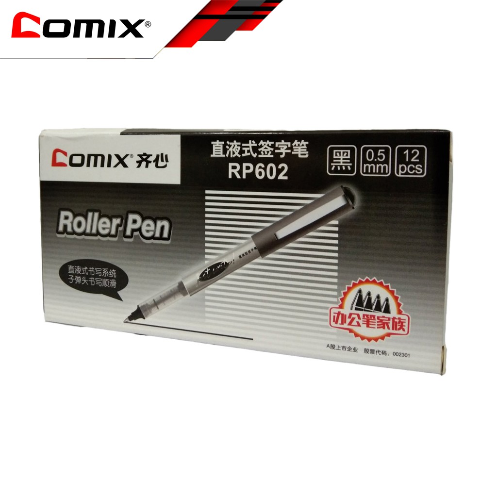 Comix Capillary System Roller Sign Pen 0.5Mm Black 1'S | Lazada PH