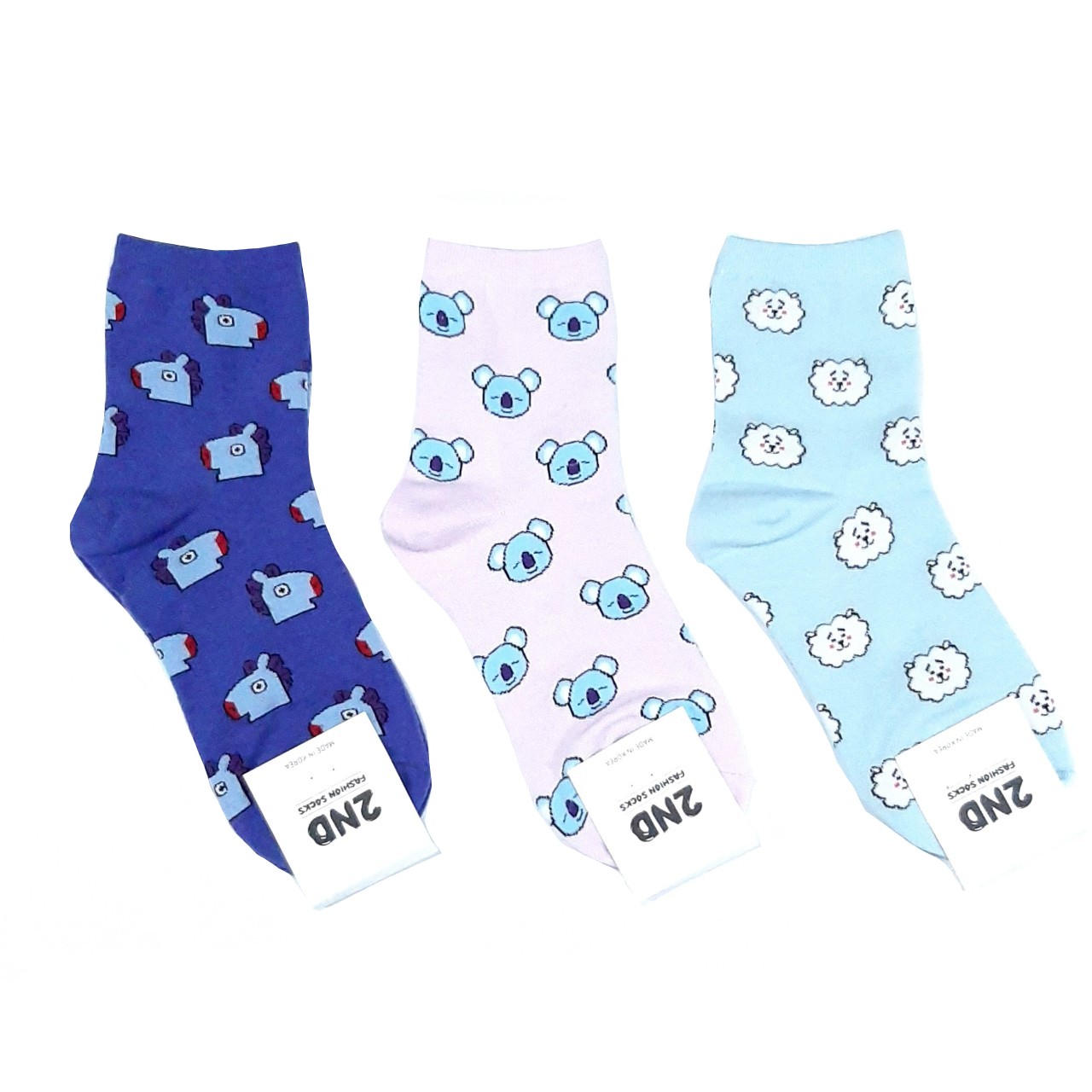 Korean Iconic Socks BT21 BTS design High Quality Men and Women (unisex ...