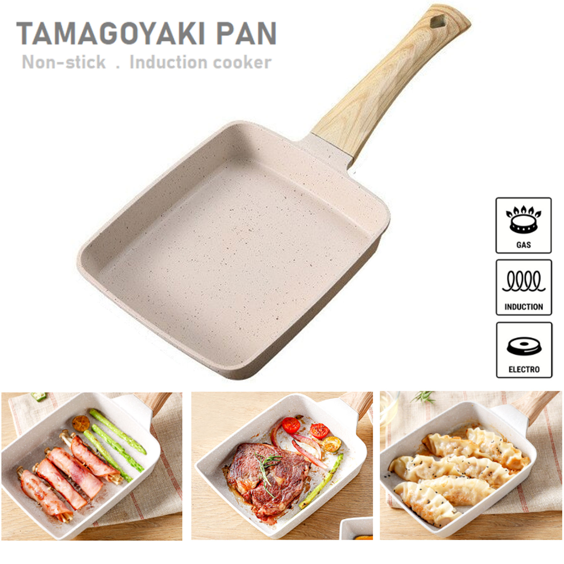 ALUMINUM Tamagoyaki Frying Square Egg Pan | Lazada PH