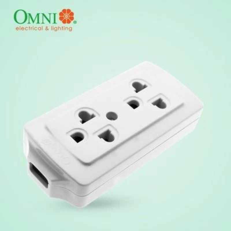 OMNI SURFACE TYPE CONVENIENT OUTLET WITH GROUND 2 3 GANG WSG-002 WSG ...