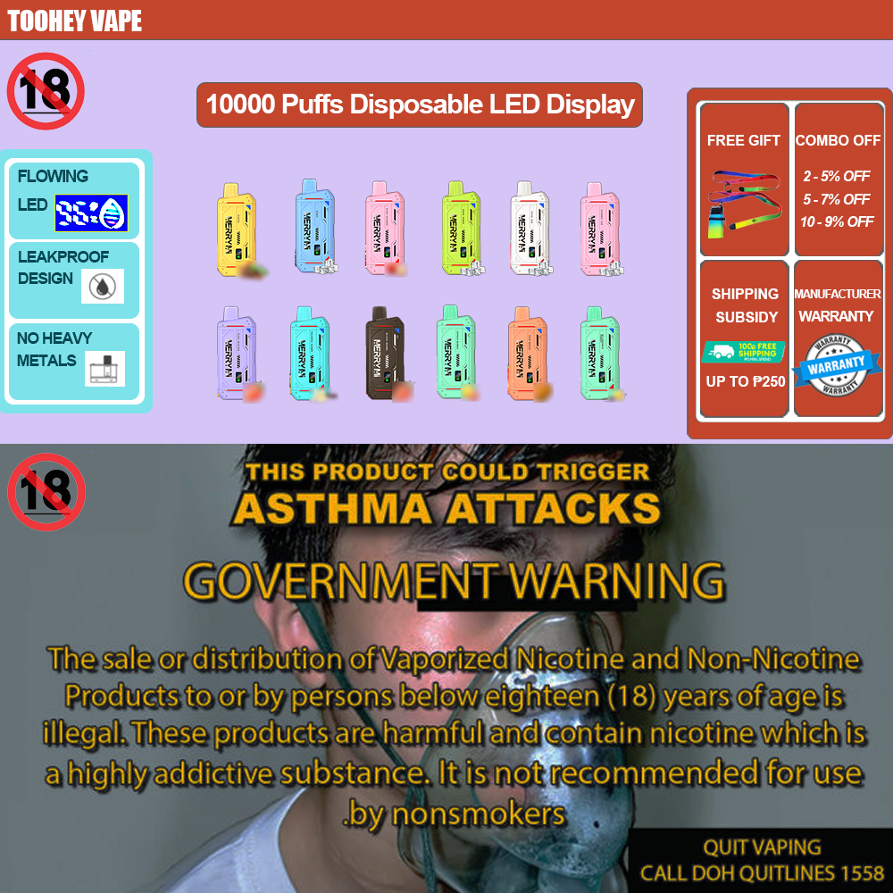10000 Puff Kits Disposable Vape Rechargeable LED Display | Lazada PH