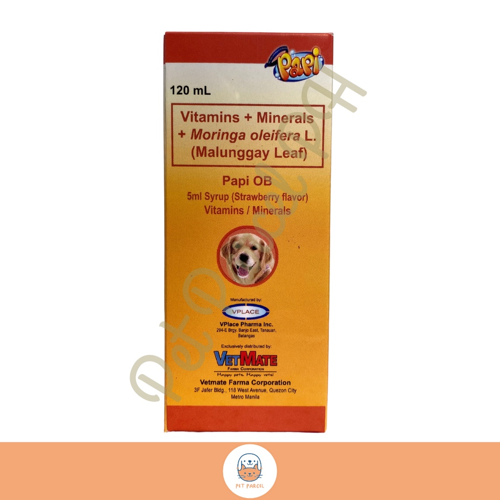 Papi OB (FREE SYRINGE) 120ml Syrup Vitamins + Minerals | Lazada PH