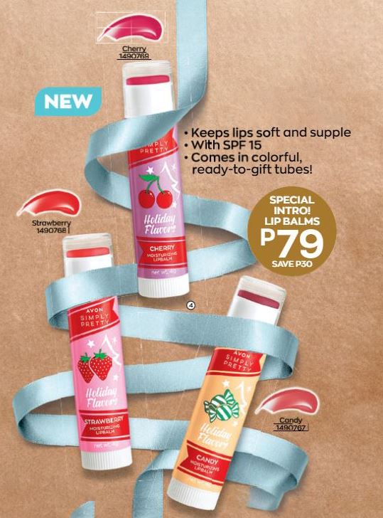 Avon Simply Pretty Holiday Flavors Lip Balm 4g | Lazada PH