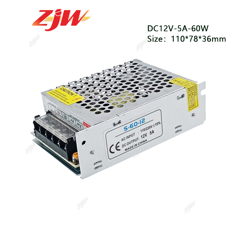 ZJW 12V 5A/10A/20A/30A Centralized Power Supply 12V Power Adapt AC TO DC for Led Sign CCTV ...