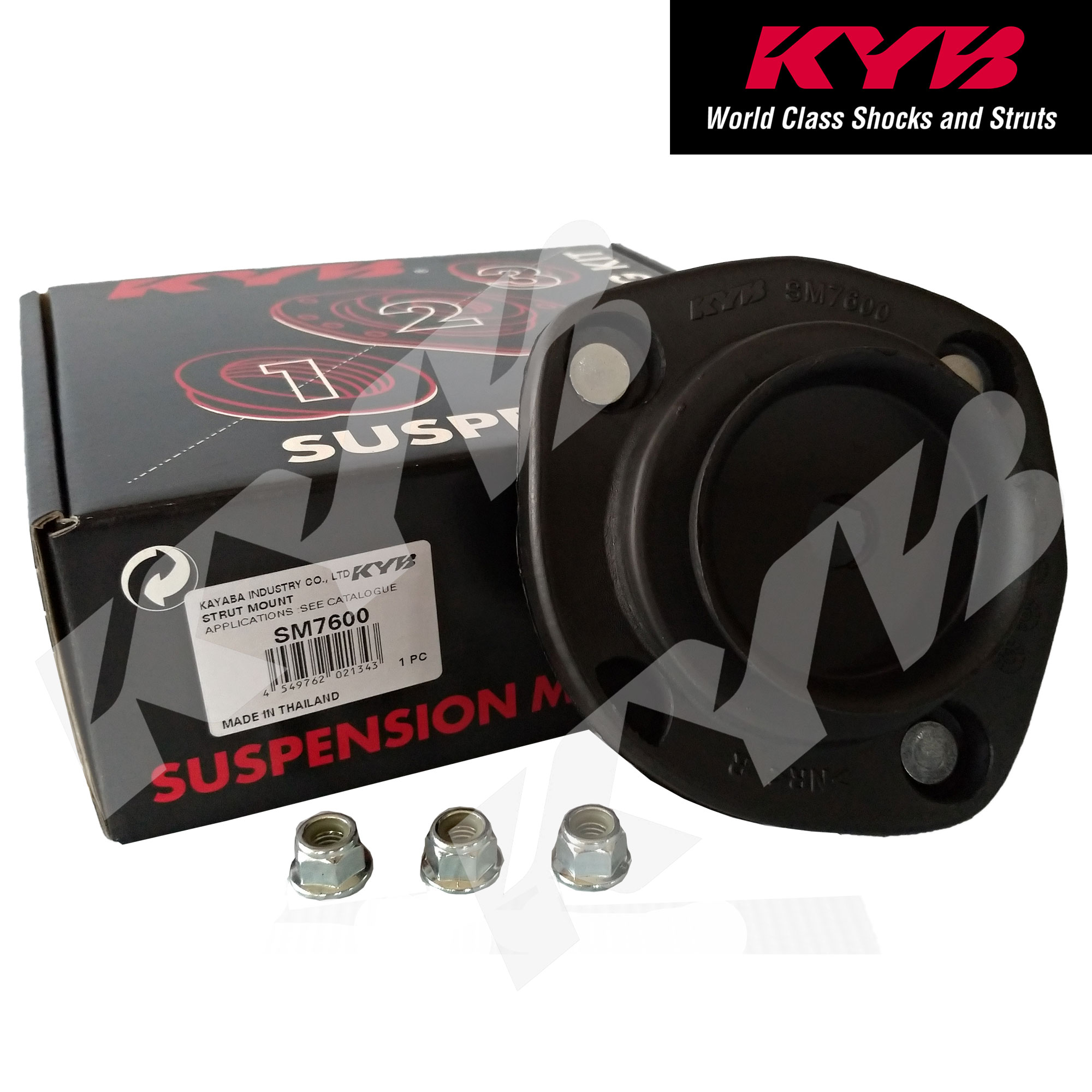 KYB KAYABA Strut/Shock Mounting Rear Right for Toyota Corolla EE90 ...