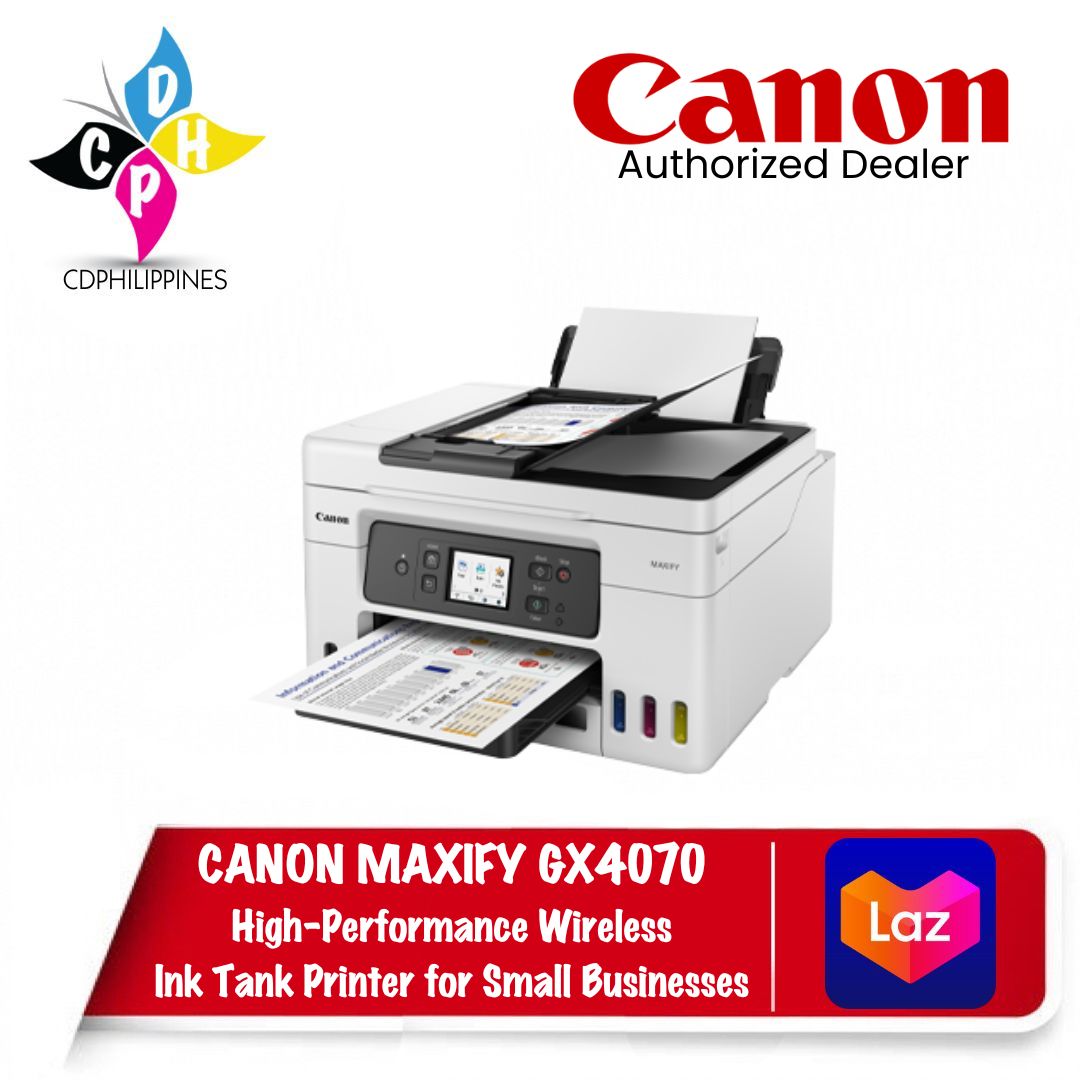 MAXIFY GX4070 High-Performance Wireless Ink Tank Printer for Small ...