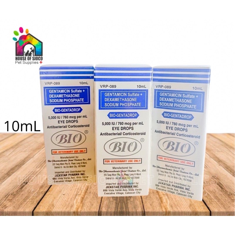 BioGenta Gentamicin Sulfate Eyedrops for Pets 10ml | Lazada PH