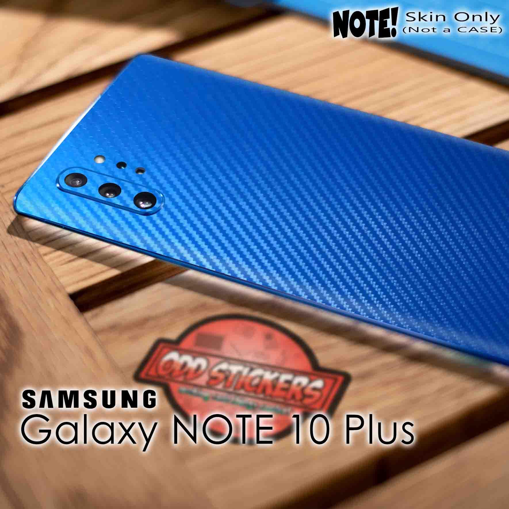 Samsung Galaxy Note 10 Plus Skin wrap Cover by Oddstickers (Carbon ...