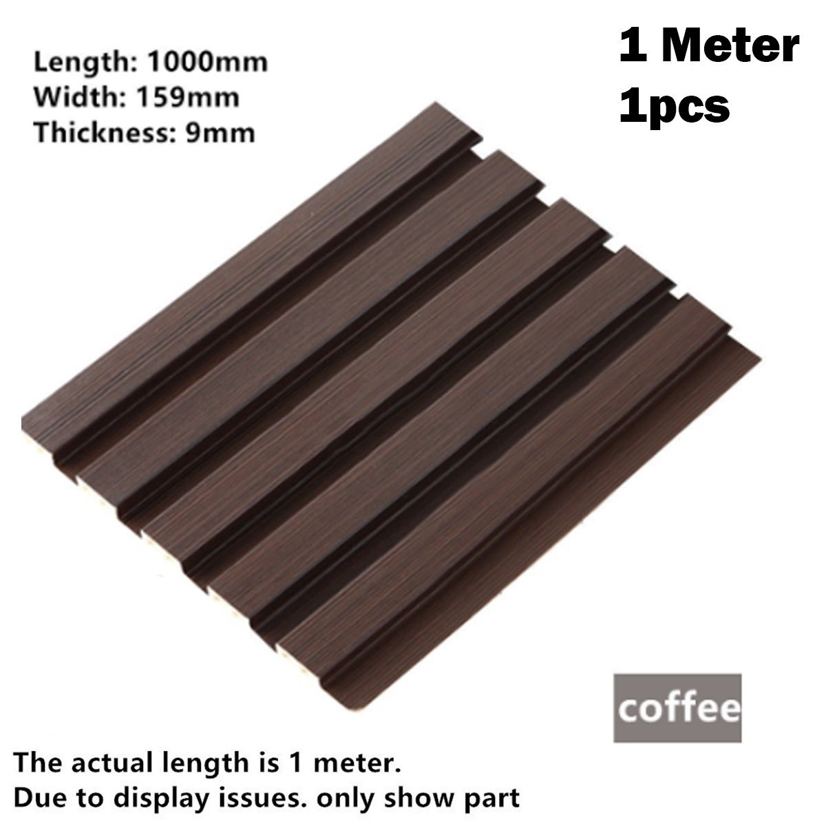 WJT Wood Wall Panels WPC Fluted Panels Fluted Wallpaper for background ...