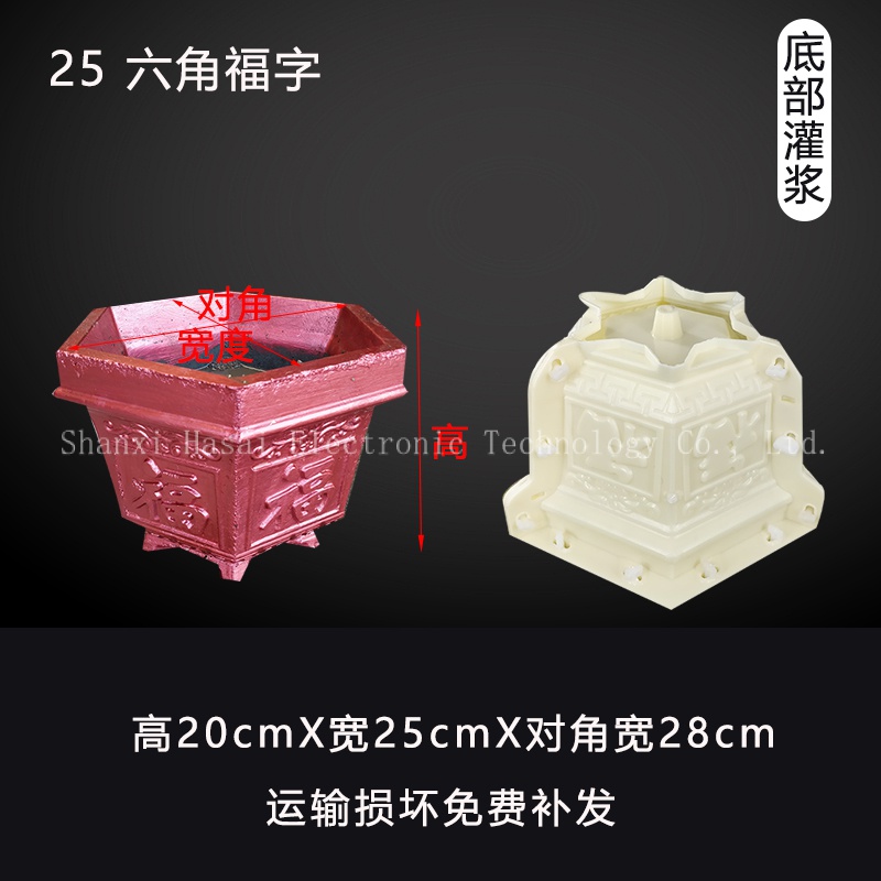Cement Flower Pot Mold Homemade Large Concrete Bonsai Mold Cast-in ...