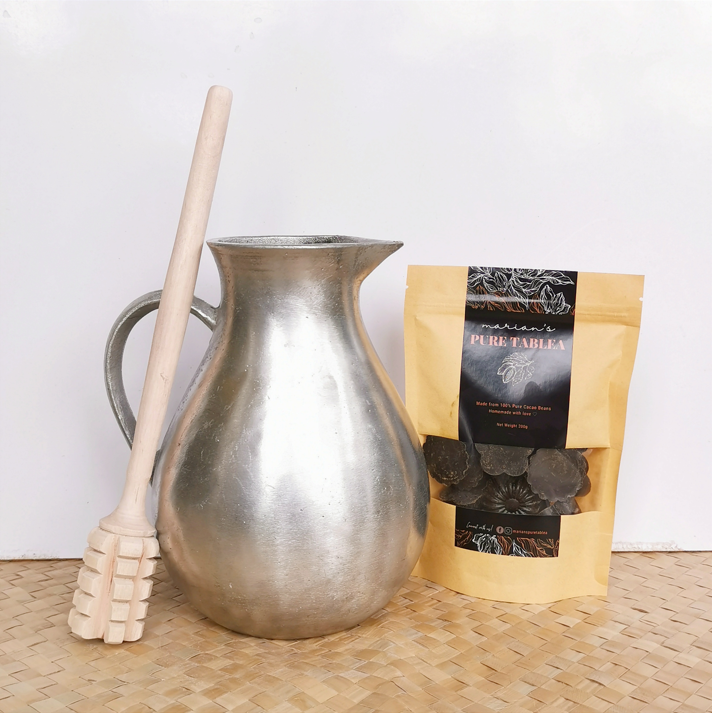 Tsokolatera/Batirol & Molinillo + Marian's Pure Tablea 200g (SET ...