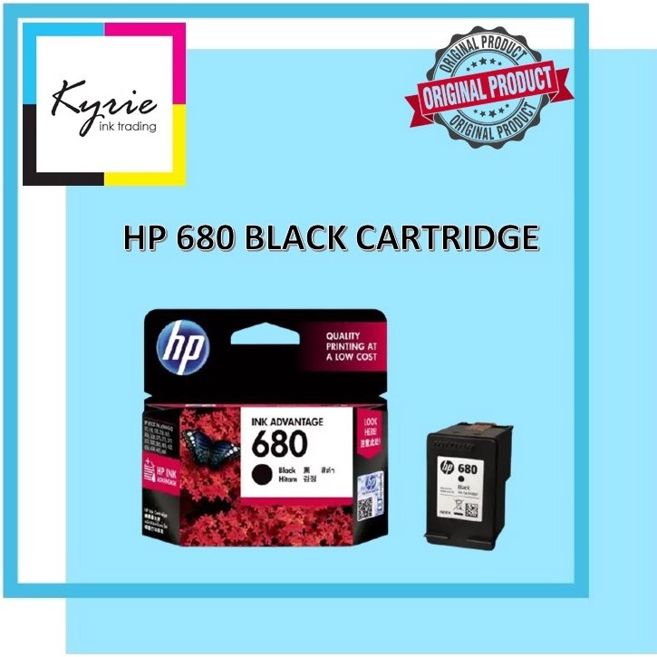 HP 680 Black and Tri-color HP680 Original Ink Advantage Combo Bundle ...
