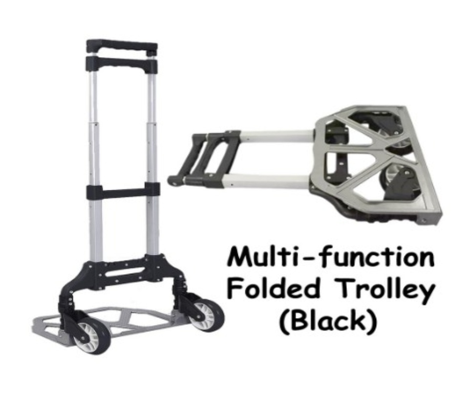 ORIGINAL HEAVY DUTY Multi-function Folded Trolley | Folding Hand Truck ...