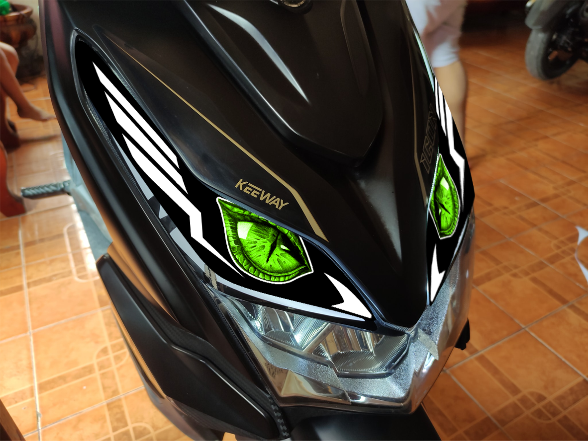Winker Decal For Keeway Icon 110 Green Dragon Eyes | Lazada PH