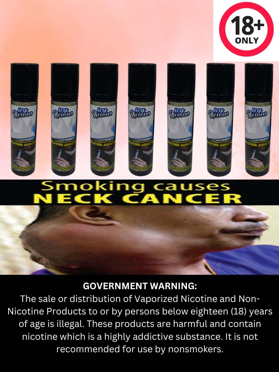 Icylicious 65ml Juice 3mg Liquid Vape Juice | Lazada