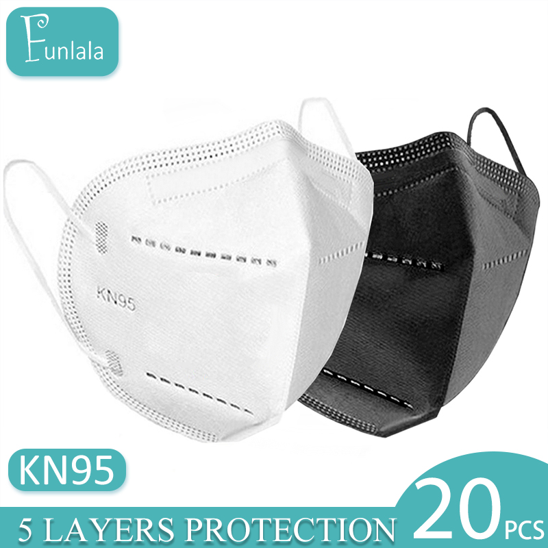 FUNLALA 20PCS KN95 Face Mask 5-Layers Masks | Lazada PH