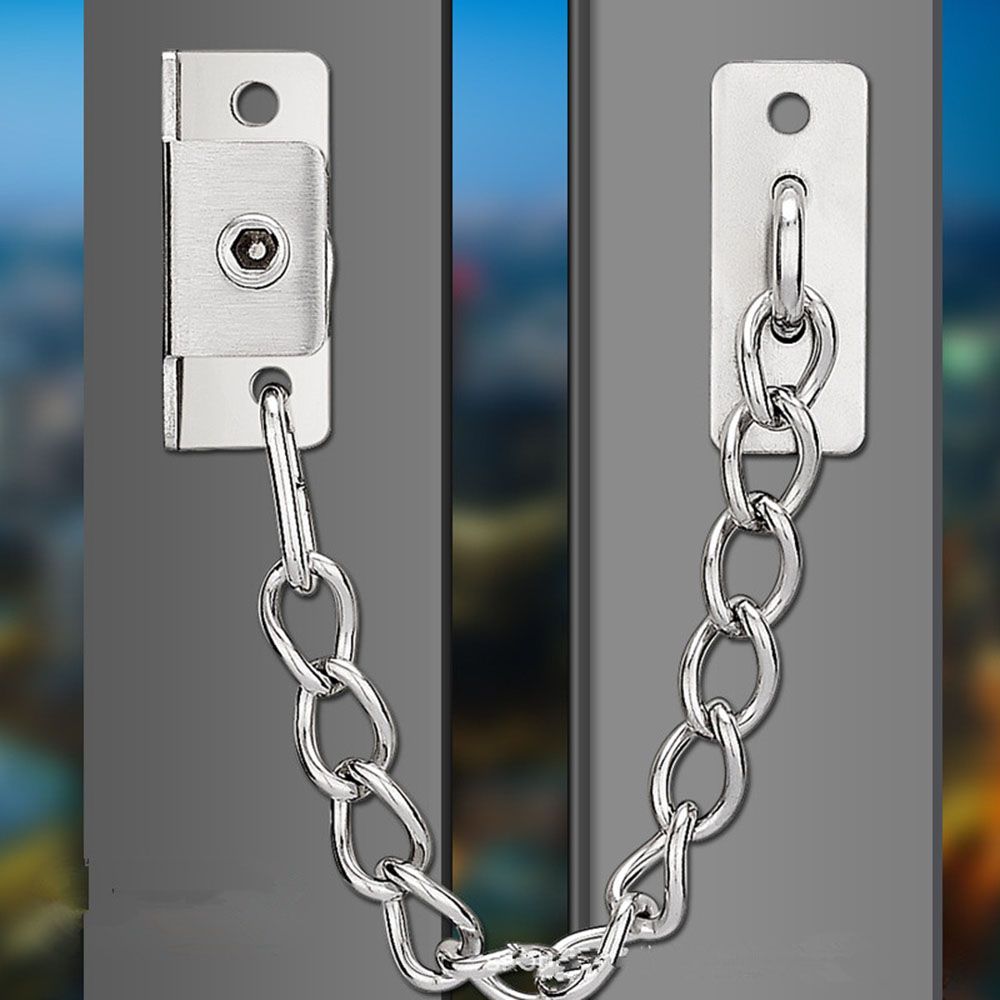 【COD&Ready Stock】Stainless Steel Window Safety Latch Chain Sliding Door ...