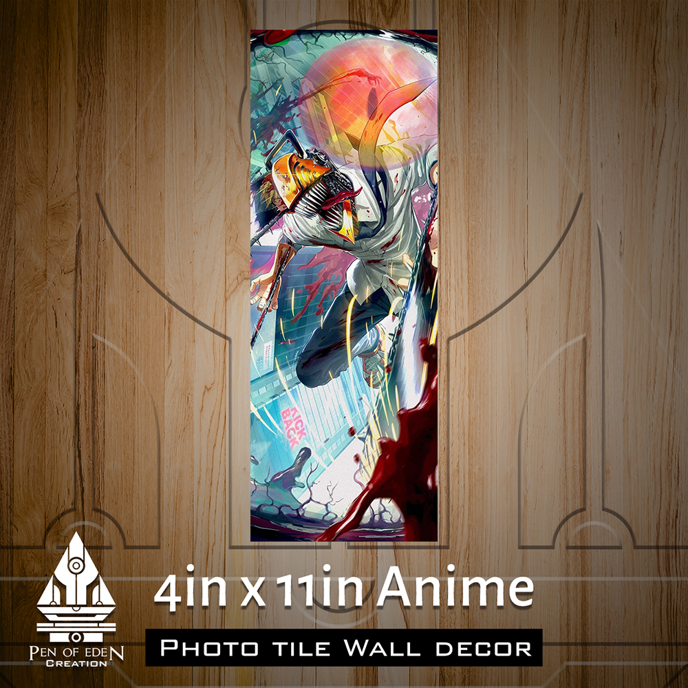 Anime Photo Tile Wall Decor 4in x 11in | Lazada PH