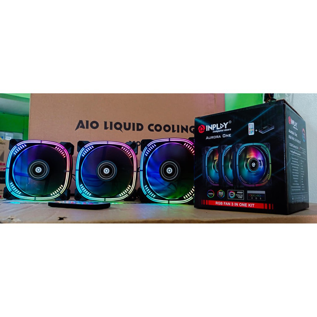 INPLAY AURORA TOWER RGB FAN 3 IN 1 KIT 120MM Cooling Fan ARGB KIT With ...