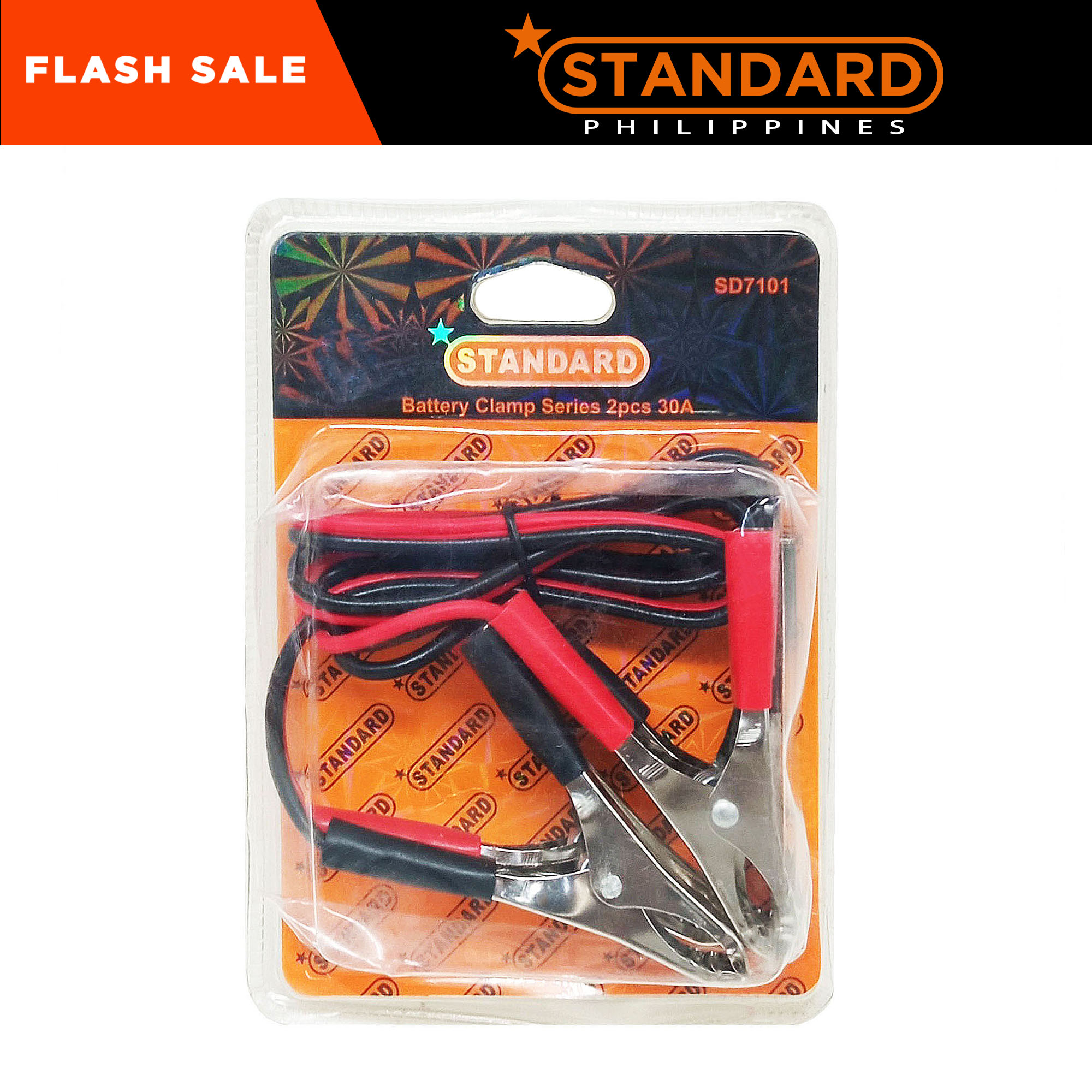Standard Assorted Battery Cable Clamp 30A Wire Set Professional Tool ...