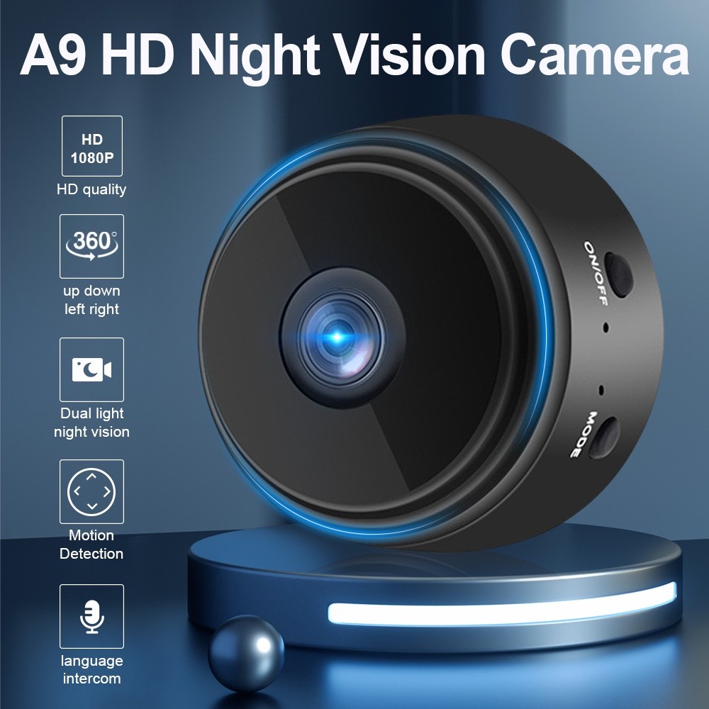 A9 Camera 1080P HD Mini Hidden Portable Camera Night Vision Wireless ...
