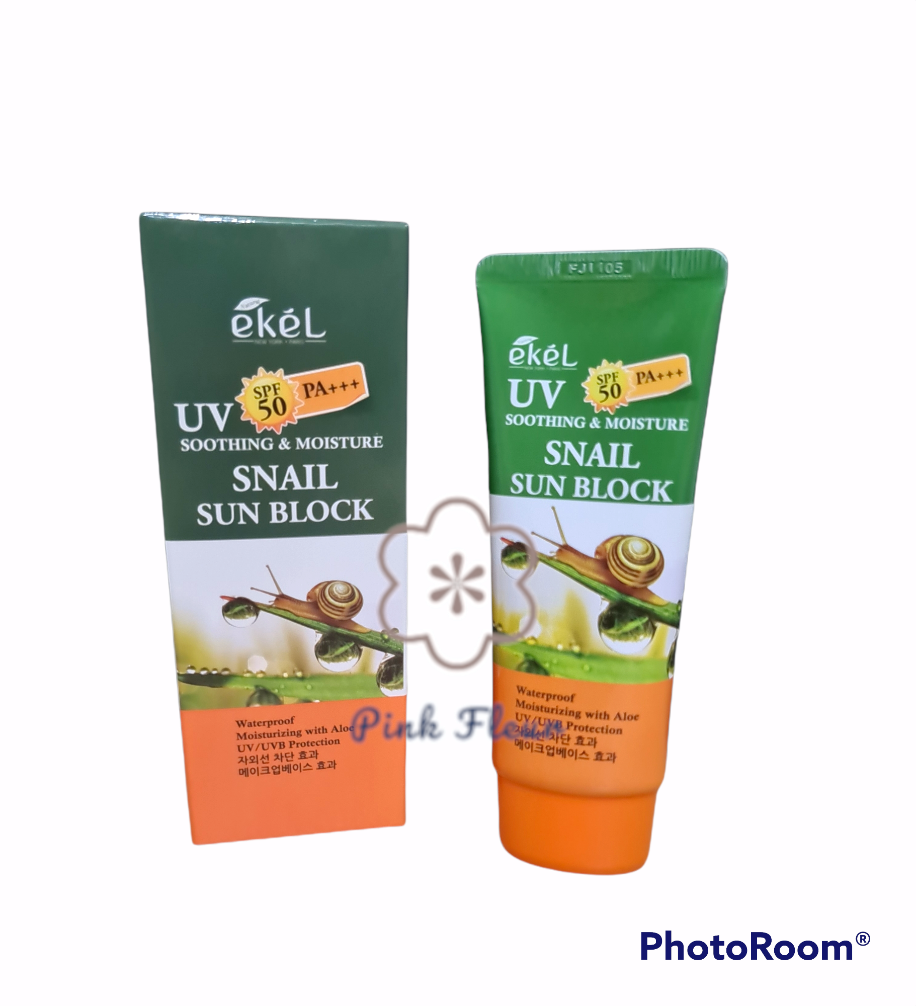 Ekel Snail Soothing & Moisture Sun Block Face Sunscreen SPF 50 PA ...