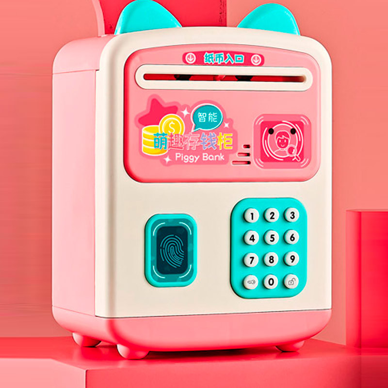 coin bank Savings Machine Bank Cartoon Character Money ATM Children ...