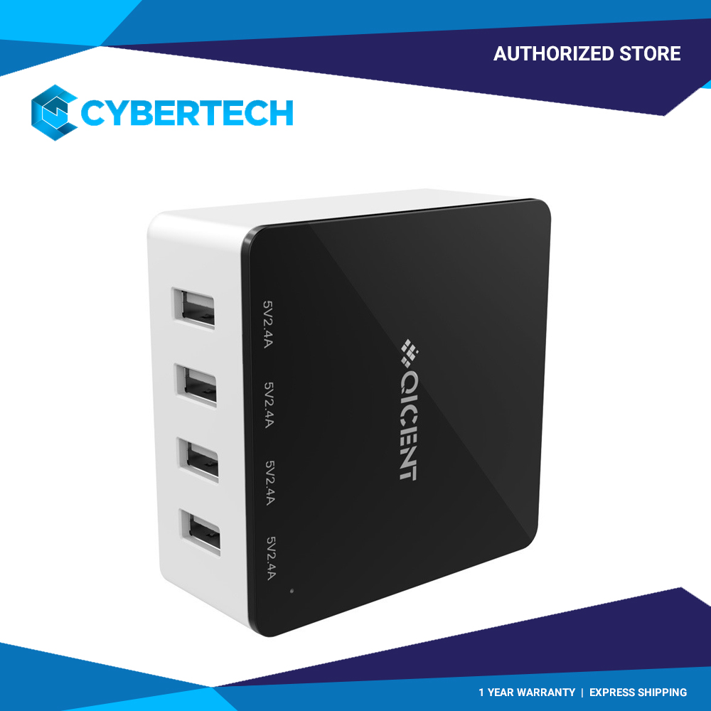 QICENT DC-4U USB 4PORT USB CHARGER | Lazada PH