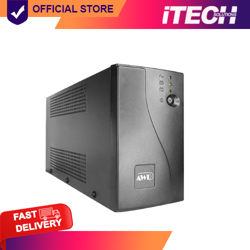 AWP WISE AIDE 1000VA/600W UPS WITH AVR (4-SOCKET) | Lazada PH
