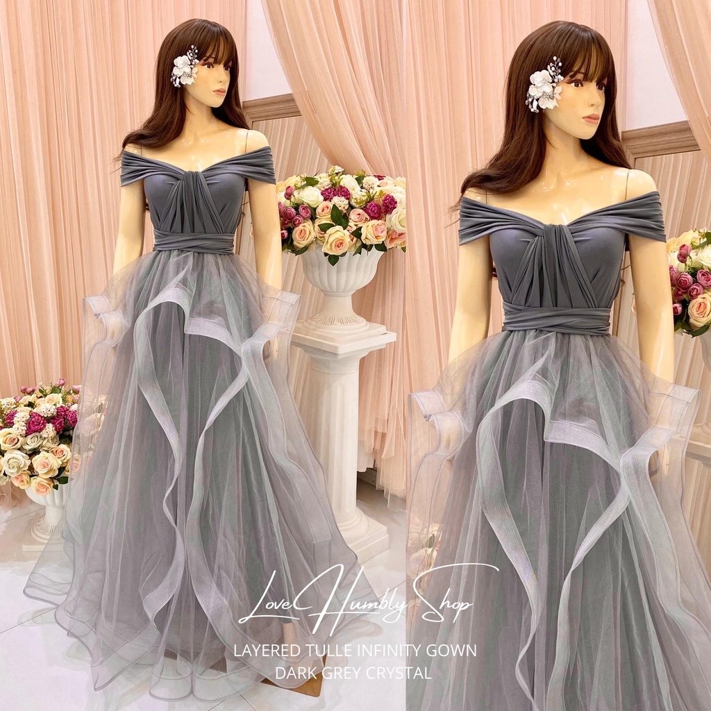 LAYERED TULLE INFINITY GOWN | Lazada PH