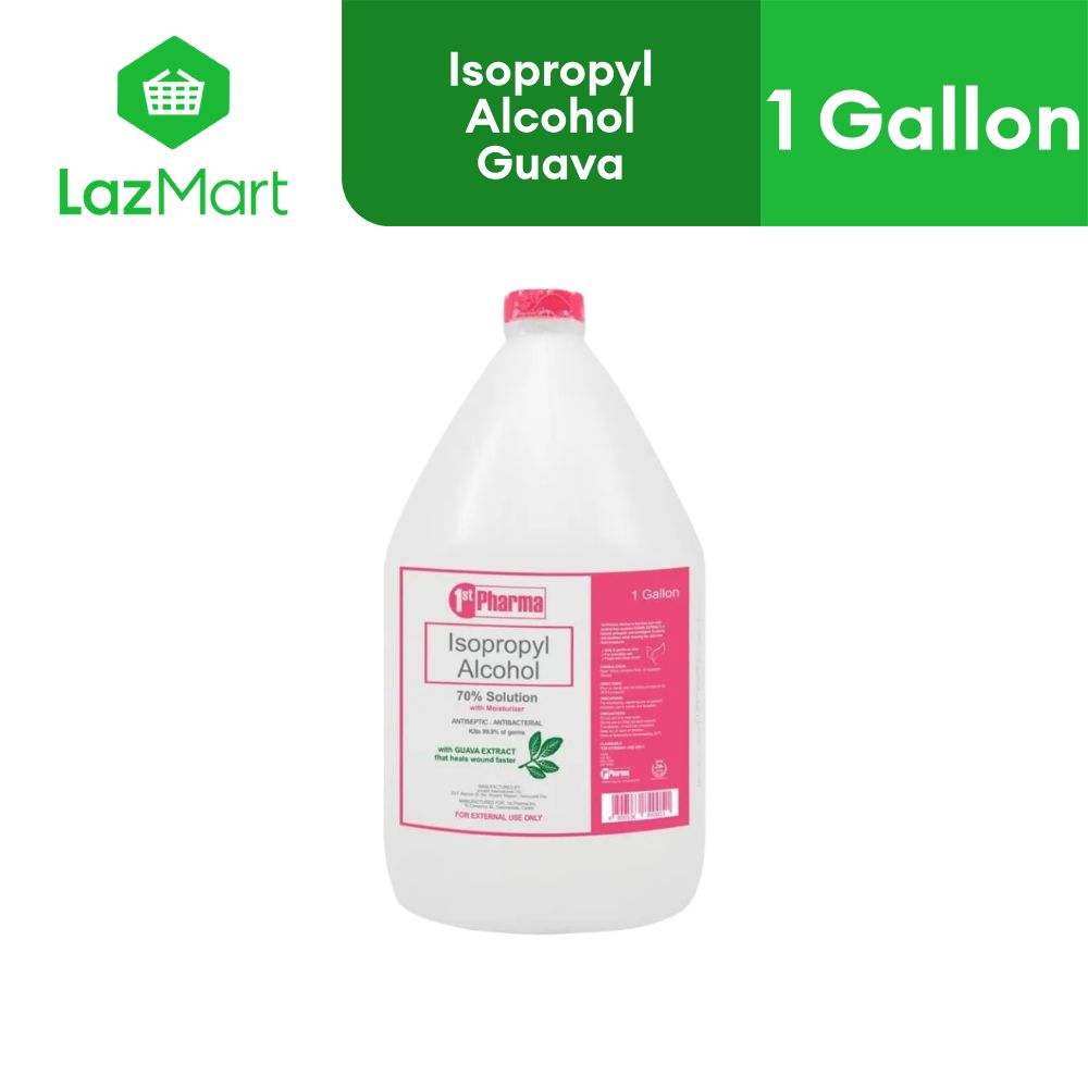 1st Pharma 70% Isopropyl Alcohol with Moisturizer Guava 1 Gallon ...