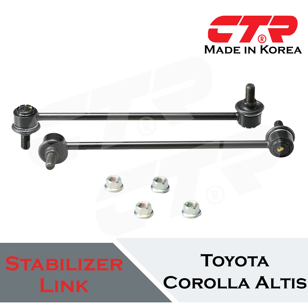 CTR (2pcs) Front Stabilizer Link for Toyota Corolla Altis 2002 - 2018 ...