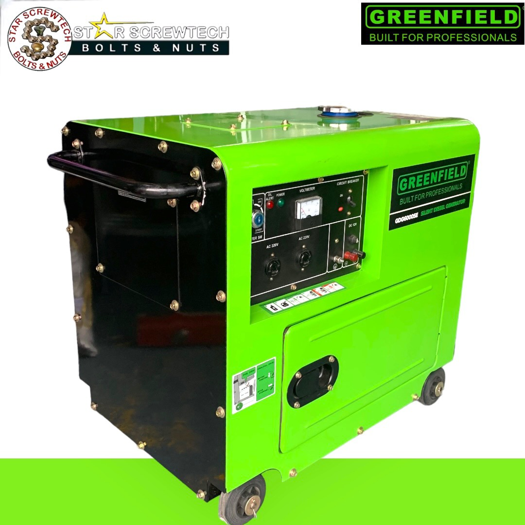 Greenfield Diesel Generator GDG6000SE 5.5KVA SILENT TYPE | Lazada PH
