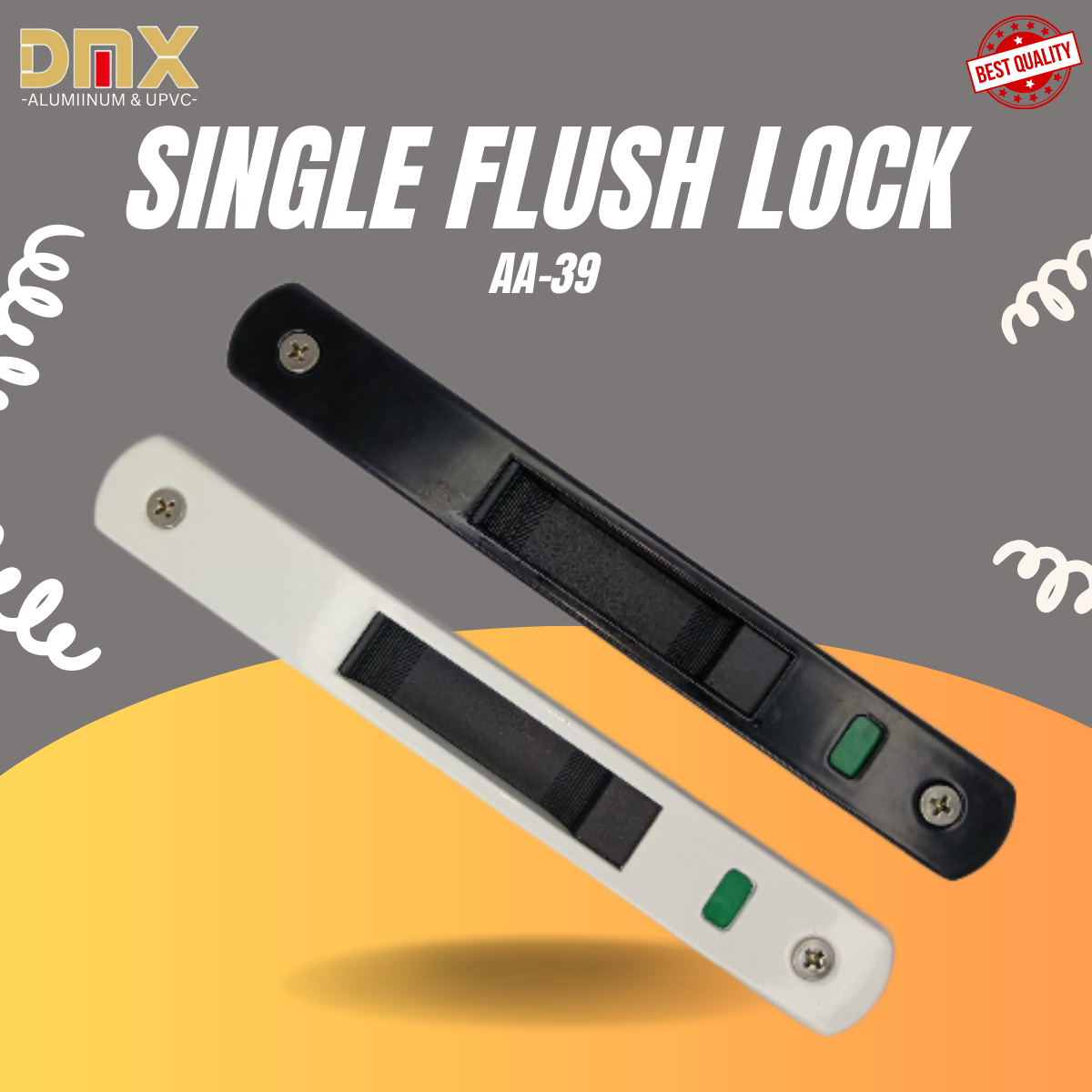 DMX SINGLE FLUSH LOCK FOR SLIDING WINDOW (AA-39) | Lazada PH