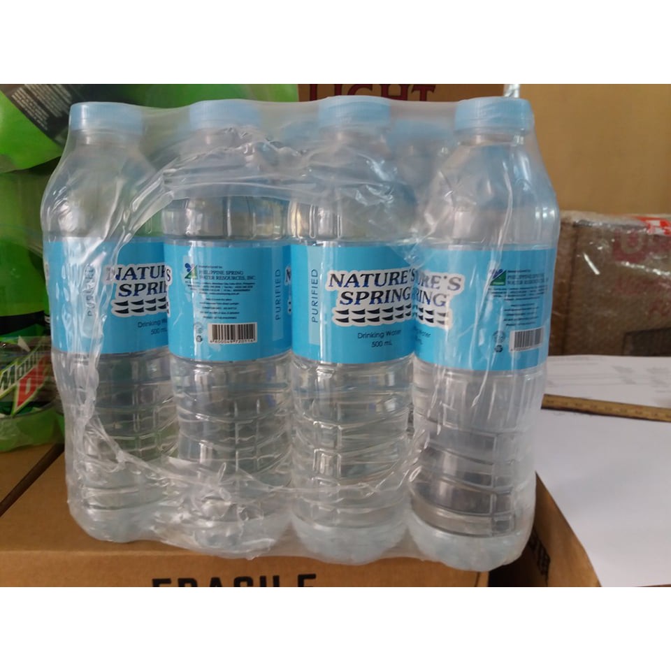 Nature's Spring Purified Bottled Water 24x500mL | Lazada PH