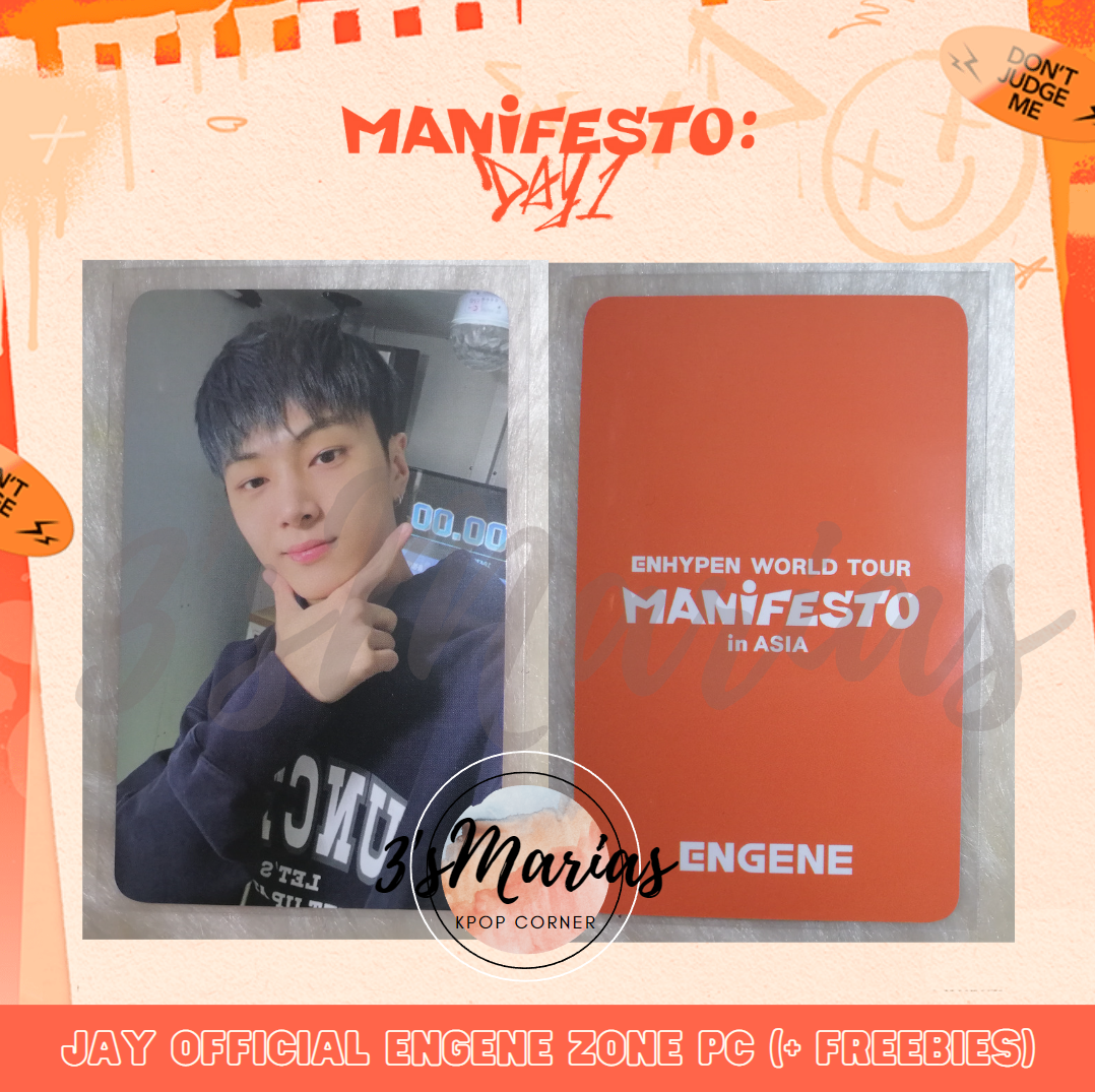 OFFICIAL ENGENE ZONE PHOTO CARD FROM MANIFESTO CONCERT | Lazada PH
