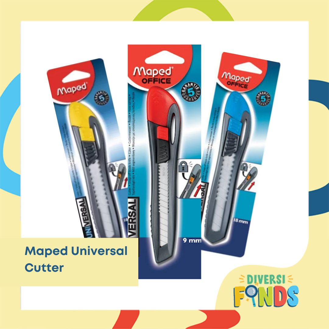 Maped Universal Cutter - Plastic Body - Good Quality (18mm) | Lazada PH