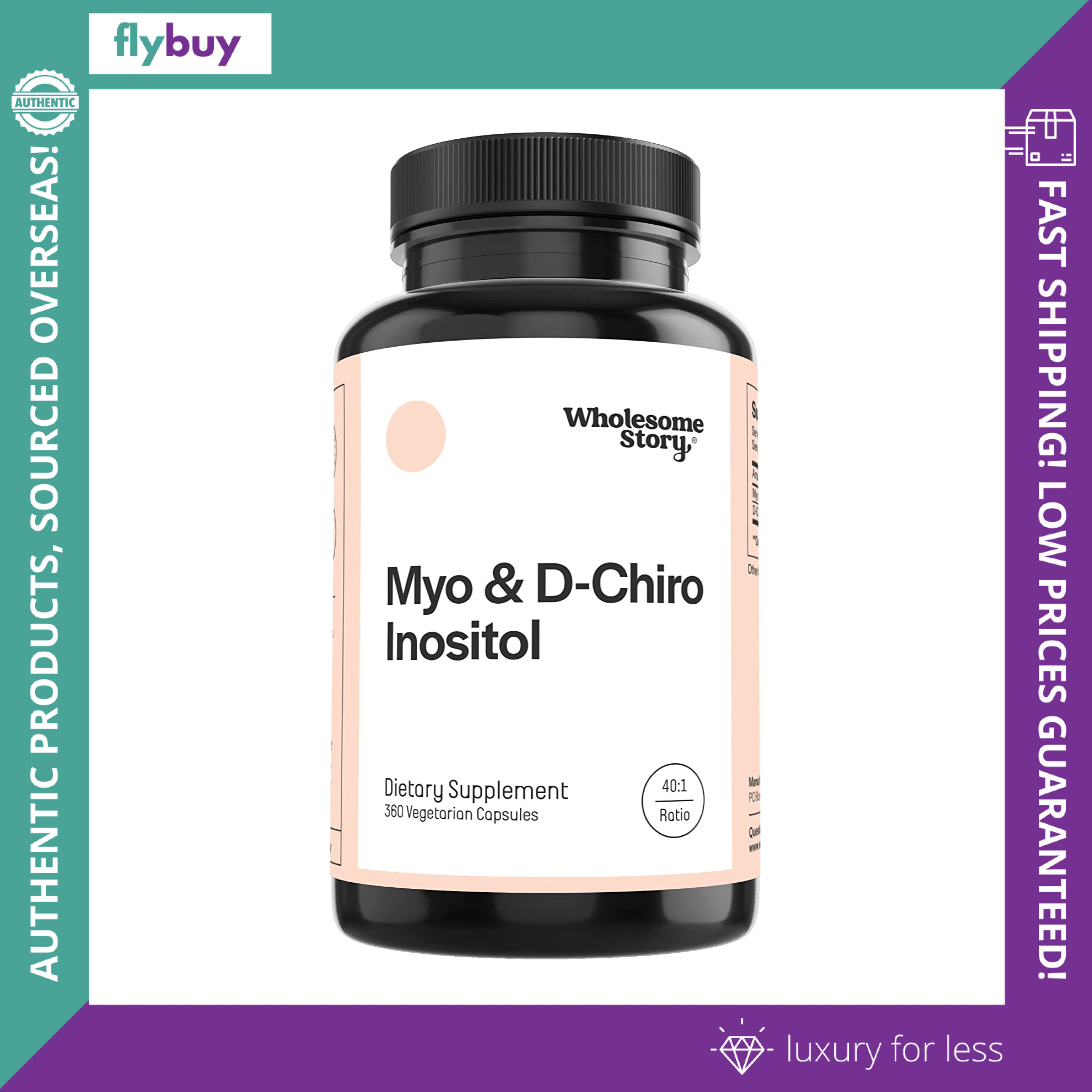 Myo-Inositol & D-Chiro Inositol Blend Capsule | 90-Day Supply | Most ...
