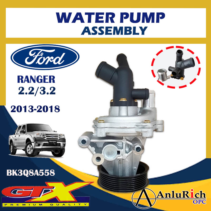 WATER PUMP ASSEMBLY FORD RANGER 2.2/3.2 2013-2018 GTX PN: BK3Q8A558 ...