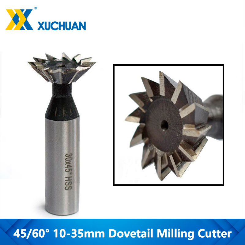 10mm 60 Degree 10 Flutes High Speed Steel Dovetail Cutter End Mill ...