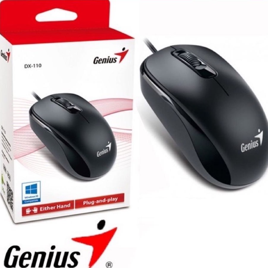 Genius DX-110 Wired Mouse (Black) | Lazada PH