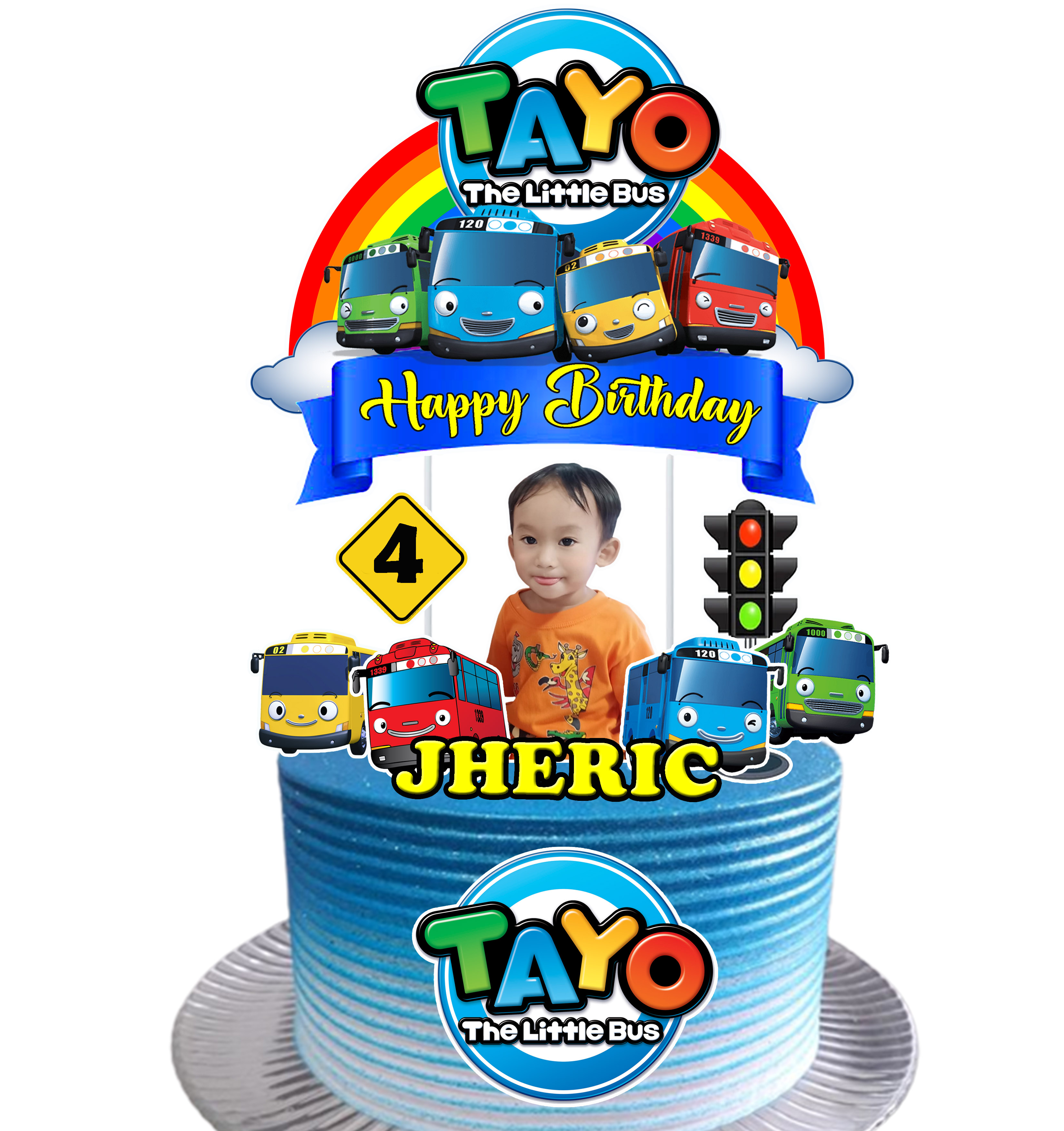 TAYO BUS CAKE TOPPER | Lazada PH